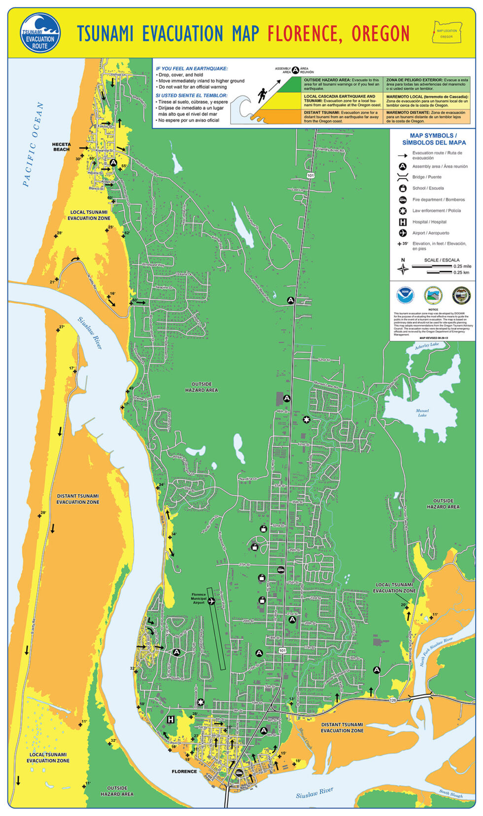Florence Tsunami Evacuation Map | Western Lane Fire & EMS Authority