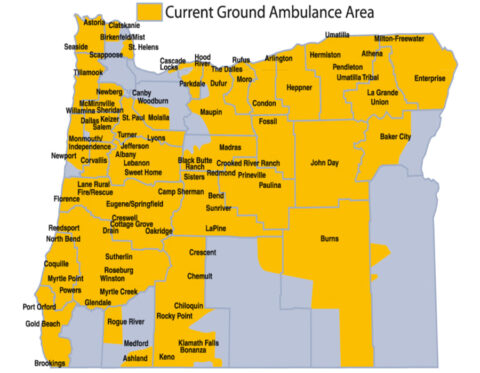 LifeMed Coverage Map | Western Lane Fire & EMS Authority